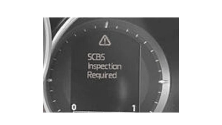 SCBS Inspection Required [Malfunction Causes & Fix ...
