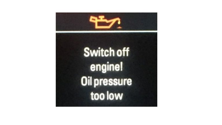 What Does It Mean When It Says Oil Pressure Low